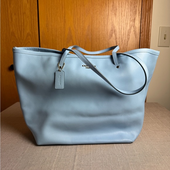 Coach | Bags | Coach Tote Bag Light Blue | Poshmark